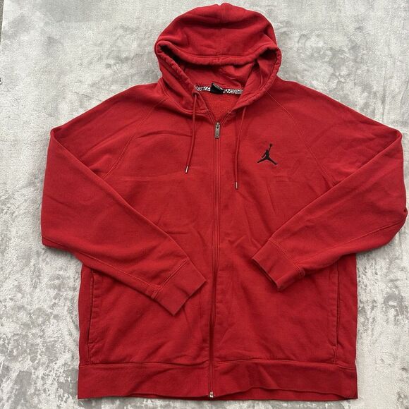 Jordan | Shirts | Nike Air Jordan Hoodie Mens Size 3xl Red Jumpman ...